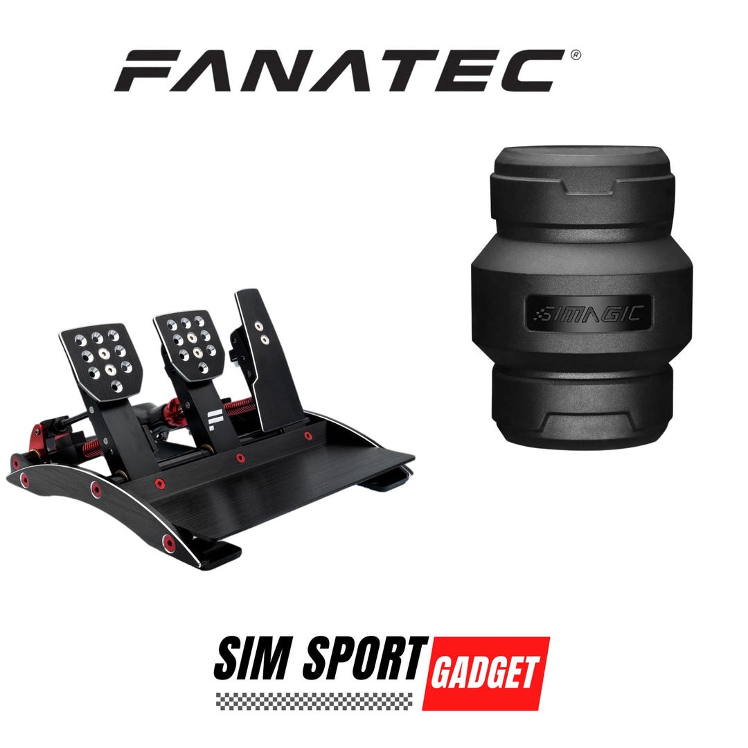 Fanatec Clubsport V3 Pedal Simagic P-HPR NEO Mount Adapter| Haptic ...