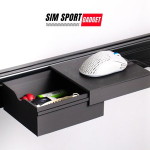 Mouse Pad With Storage for Sim Racing Rig | Flight Simulator - Etsy