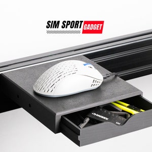 Mouse Pad With Storage for Sim Racing Rig | Flight Simulator - Etsy
