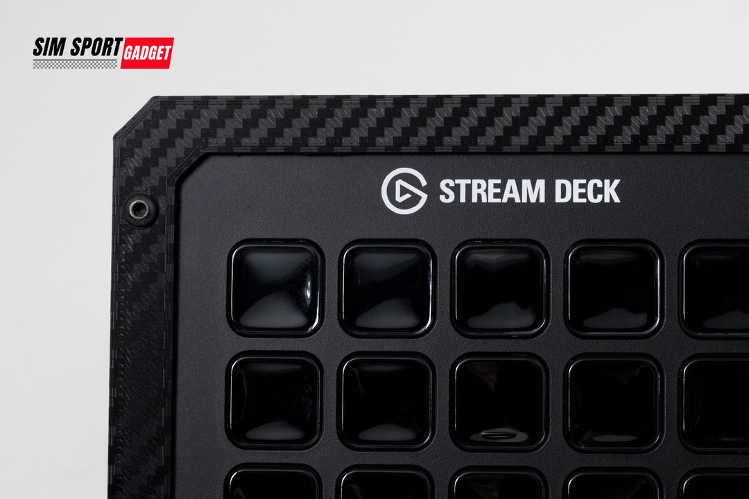 Carbon Fiber Texture Face Plate for SSG Stream Deck Enclosures - Etsy