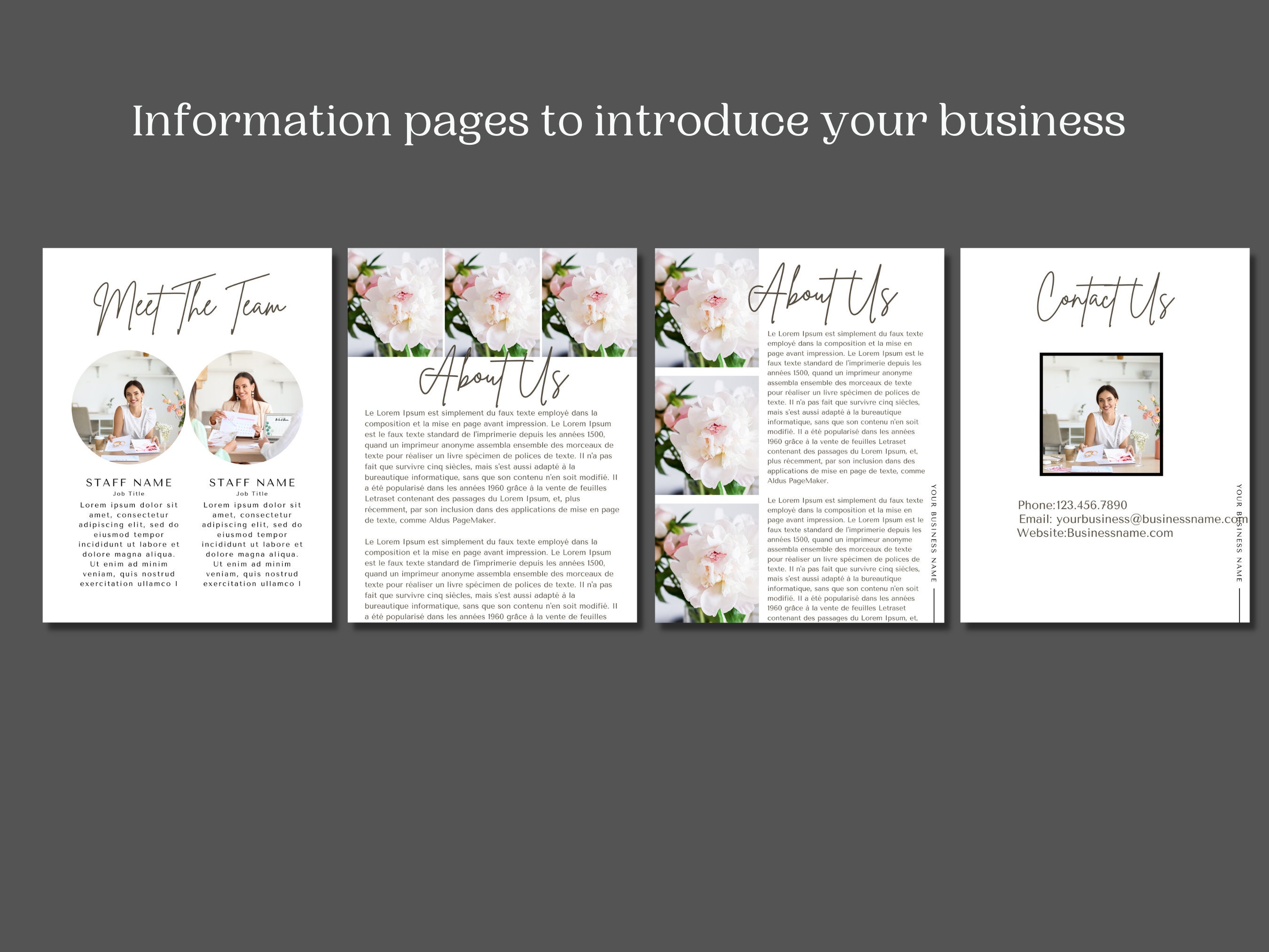 Wholesale Line Sheet Template for Product Sales Line Sheet - Etsy