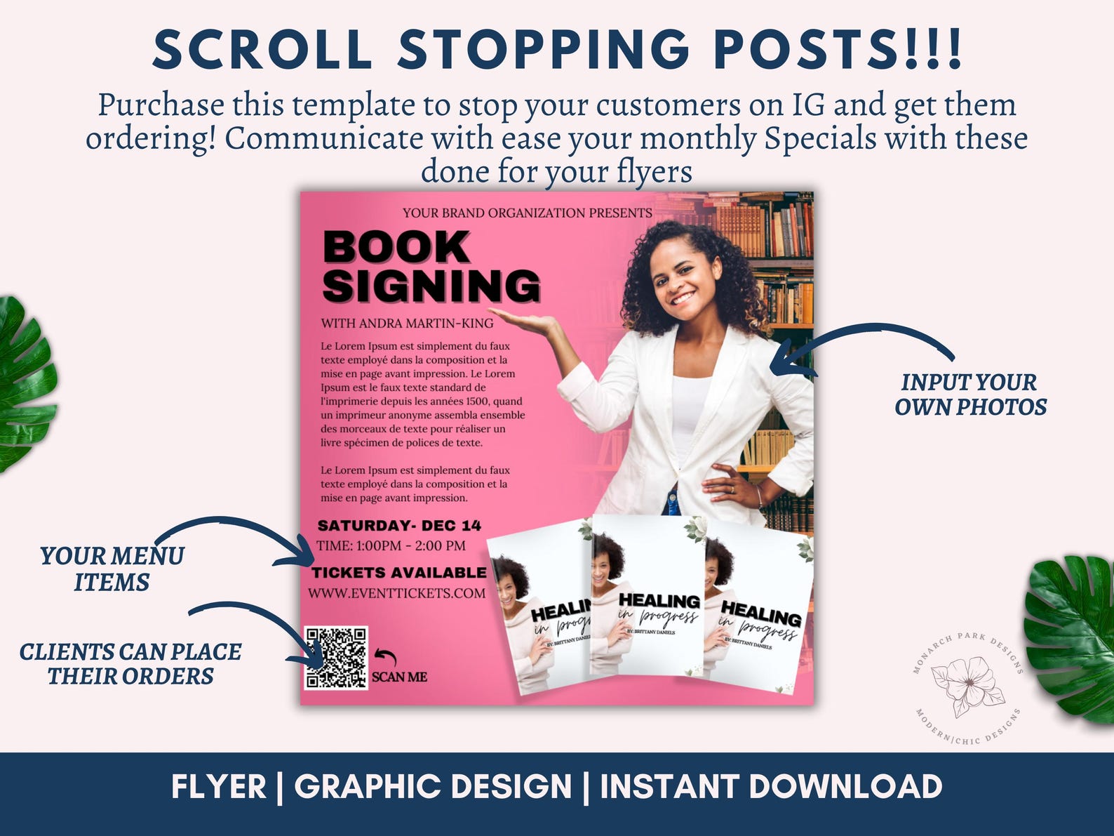 Editable Book Launch Flyer Template: Author Marketing (canva Edit) - Etsy