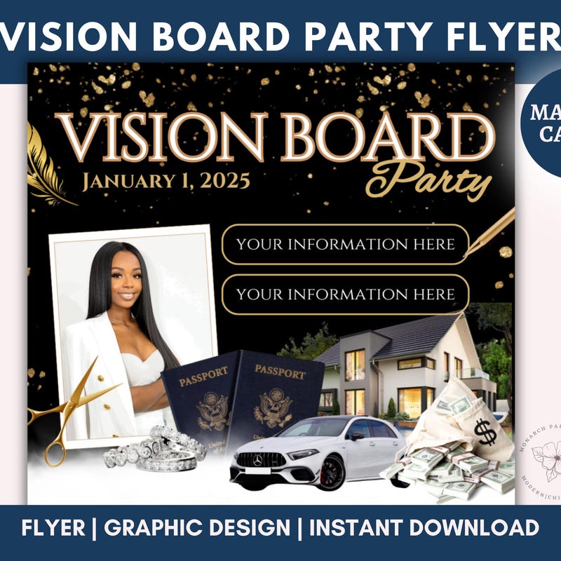 Vision Board Party - Etsy