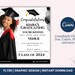 Graduation Flyer, DIY Flyer Template Designs, Grad Announcement Flyer ...