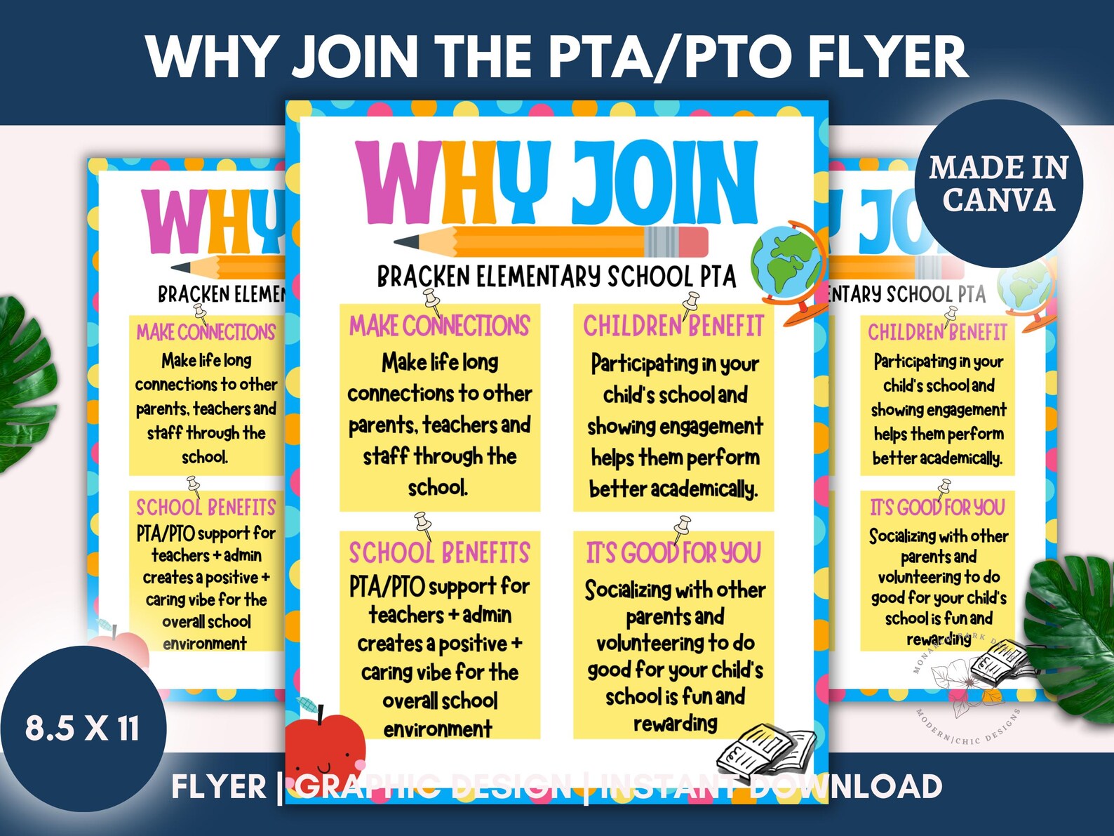 Why Join the Pto Flyer, Printable Handout, Pta Recruitment Flyer, Join ...