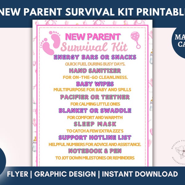 Parent Survival Kit - Etsy