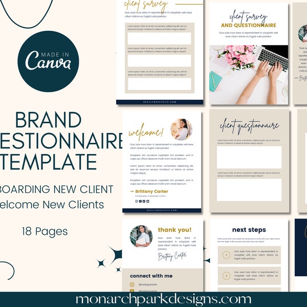 Client Onboarding Checklist Template - Etsy