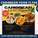 Editable Caribbean Food Flyer: Restaurant Specials, Canva Template - Etsy