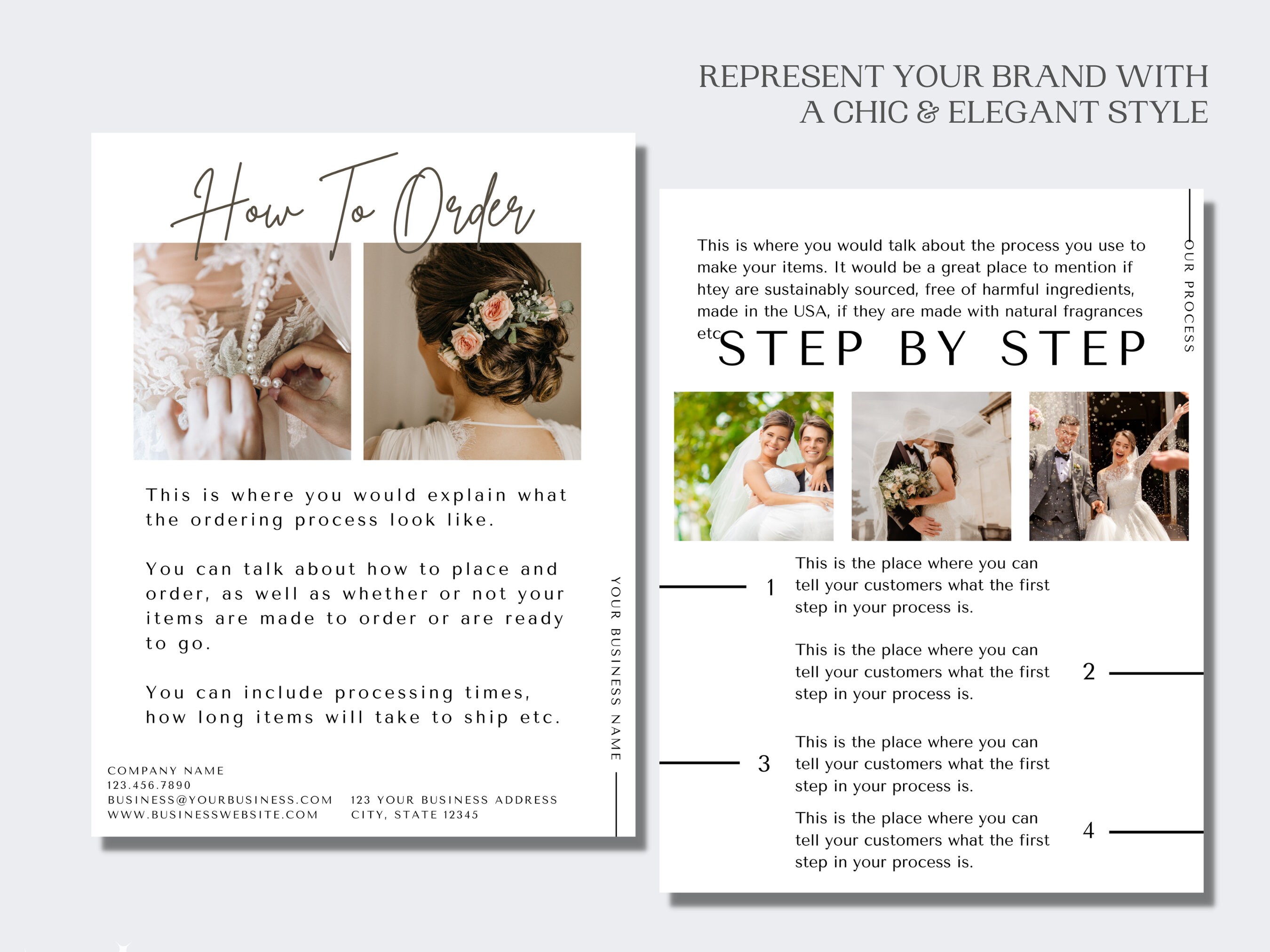 Wholesale Line Sheet Template for Product Sales Line Sheet - Etsy