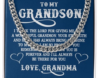 Thank You for My Grandson - Etsy