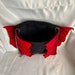 Elegant Felted Bag Red Bag With Ruffle Black Felt Bag - Etsy