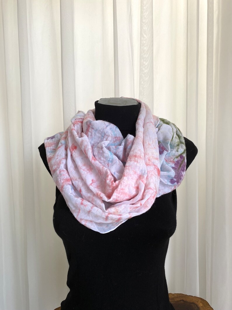 Cottagecore Scarf, Fairy Scarf, Woodland Floral Wrap, Felt Scarf With ...