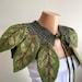 Felted Green Leaf Capelet, Woodland Festival Outfit, Forest Fairy Cape ...