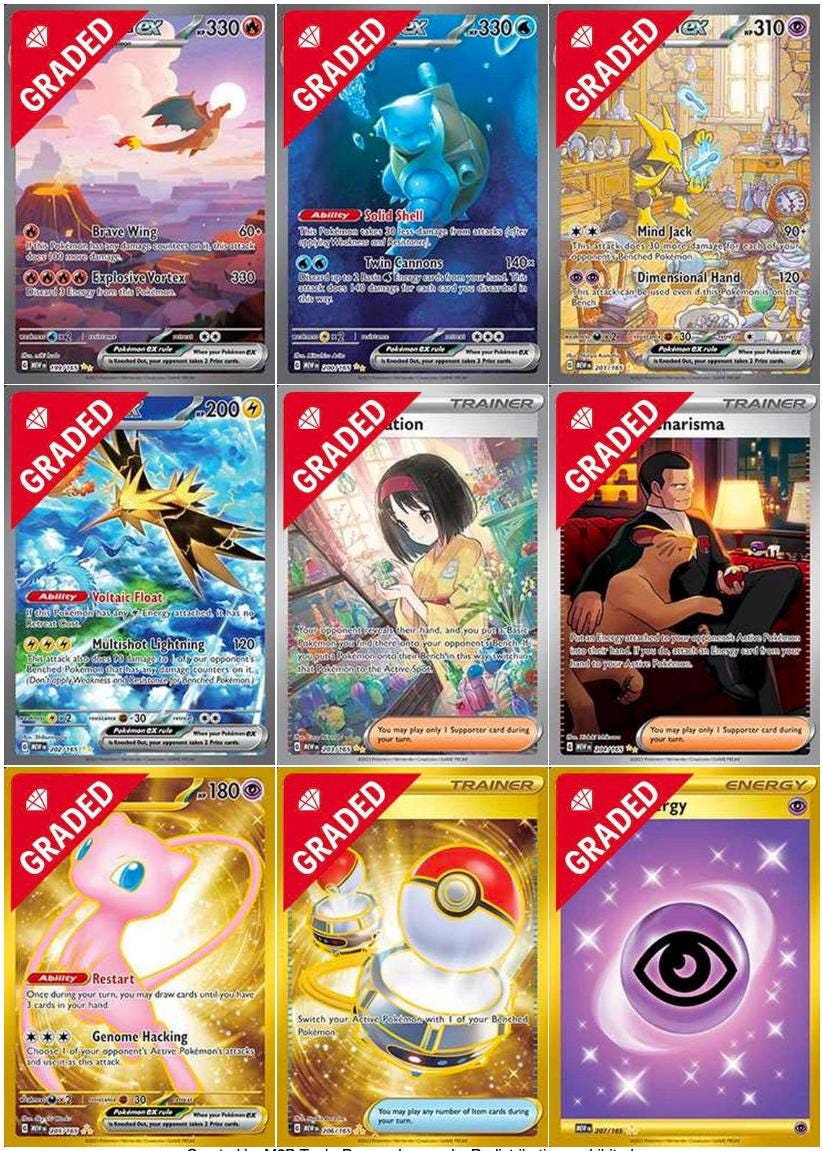 Pokémon TCG 5-in-1 Binder Pages Scarlet and Violet SV3.5 Pokemon 151 ...