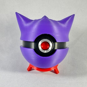 Gengar Pokeball - Series 1 - 3D Printed Custom Pokeball - Etsy