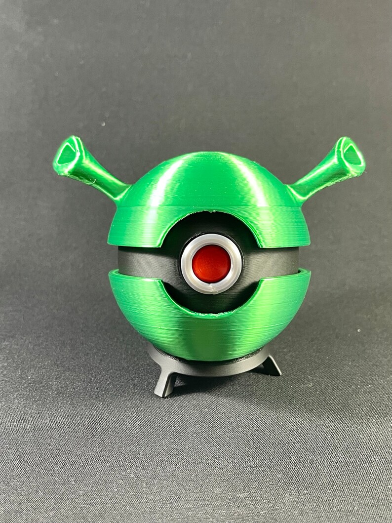Shrek Series 1 3D Printed Custom Pokeball - Etsy