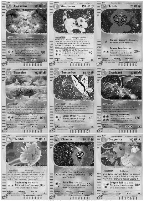 Pokémon Expedition Master Set & Complete Set Tracker (includes ...