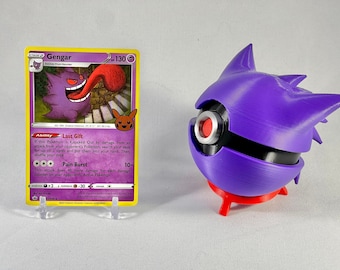 Gengar Pokeball Series 1 3D Printed Custom Pokeball - Etsy
