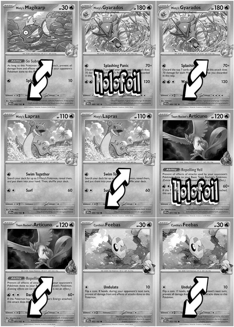 Pokémon TCG 5-in-1 Binder Pages Scarlet and Violet SV10 Destined Rivals ...