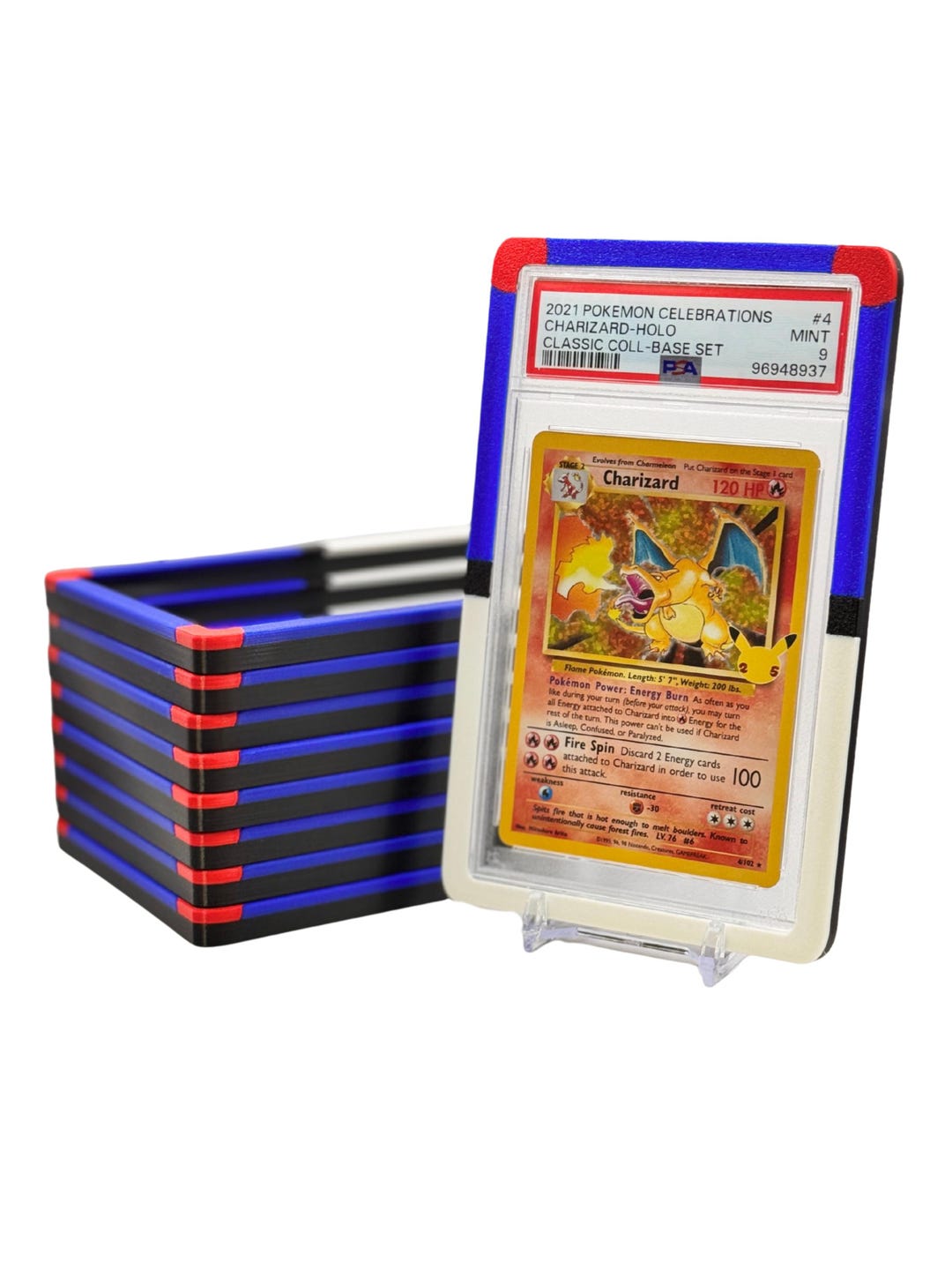 3D Printed Ultraball PSA Card Bumper • Pokémon PSA Slab Protector ...