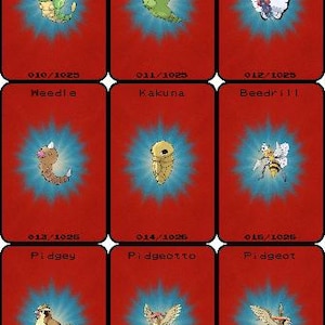 Printable Pokémon Pokédex Binder Placeholder Set (#1–1025) | Instant ...