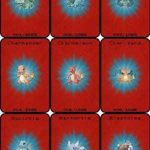 Printable Pokémon Pokédex Binder Placeholder Set (#1–1025) | Instant ...