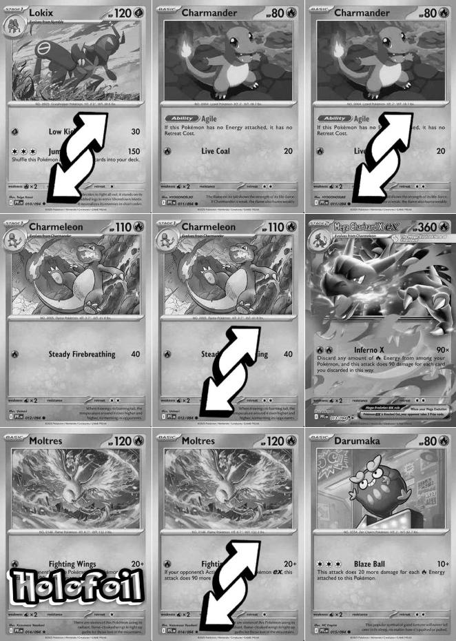 Pokémon TCG Master Set Binder Pages Mega Evolutions ME02 – Phantasmal ...