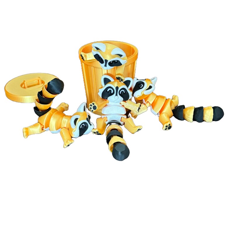 Captivating Trash Panda Art: 3D Printed Marvel for Raccoon Enthusiasts ...