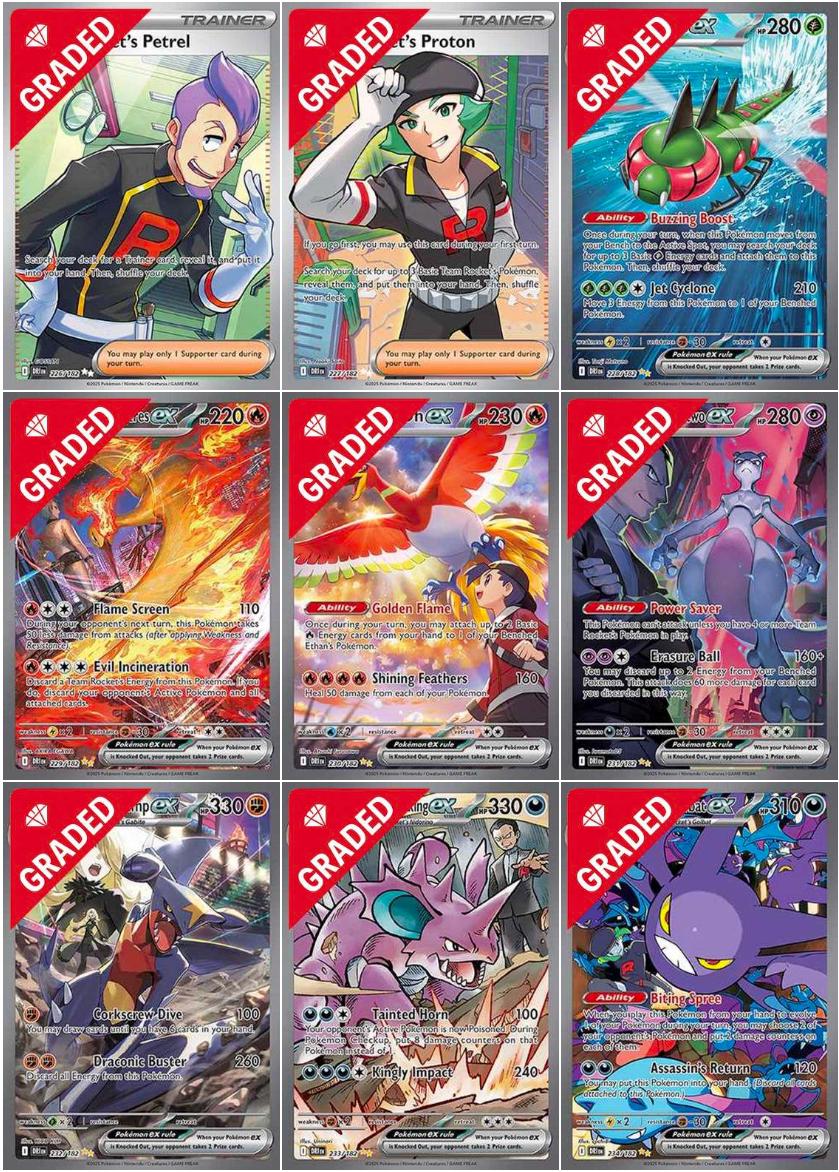 Pokémon TCG 5-in-1 Binder Pages Scarlet and Violet SV10 Destined Rivals ...