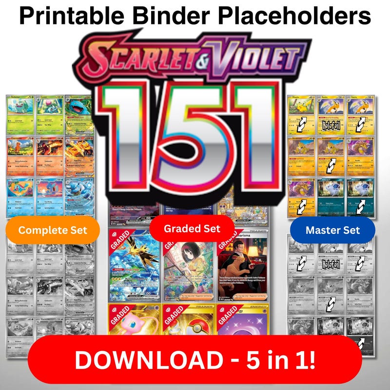 12 Card Page Binder - Etsy