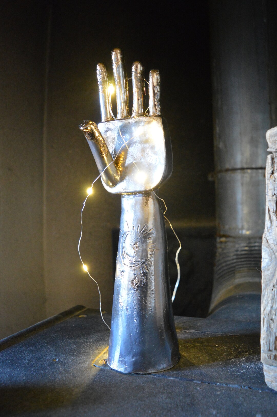 Ceramic Hand Jewellery Stand Ceramic Arm Key Holder Steampunk - Etsy