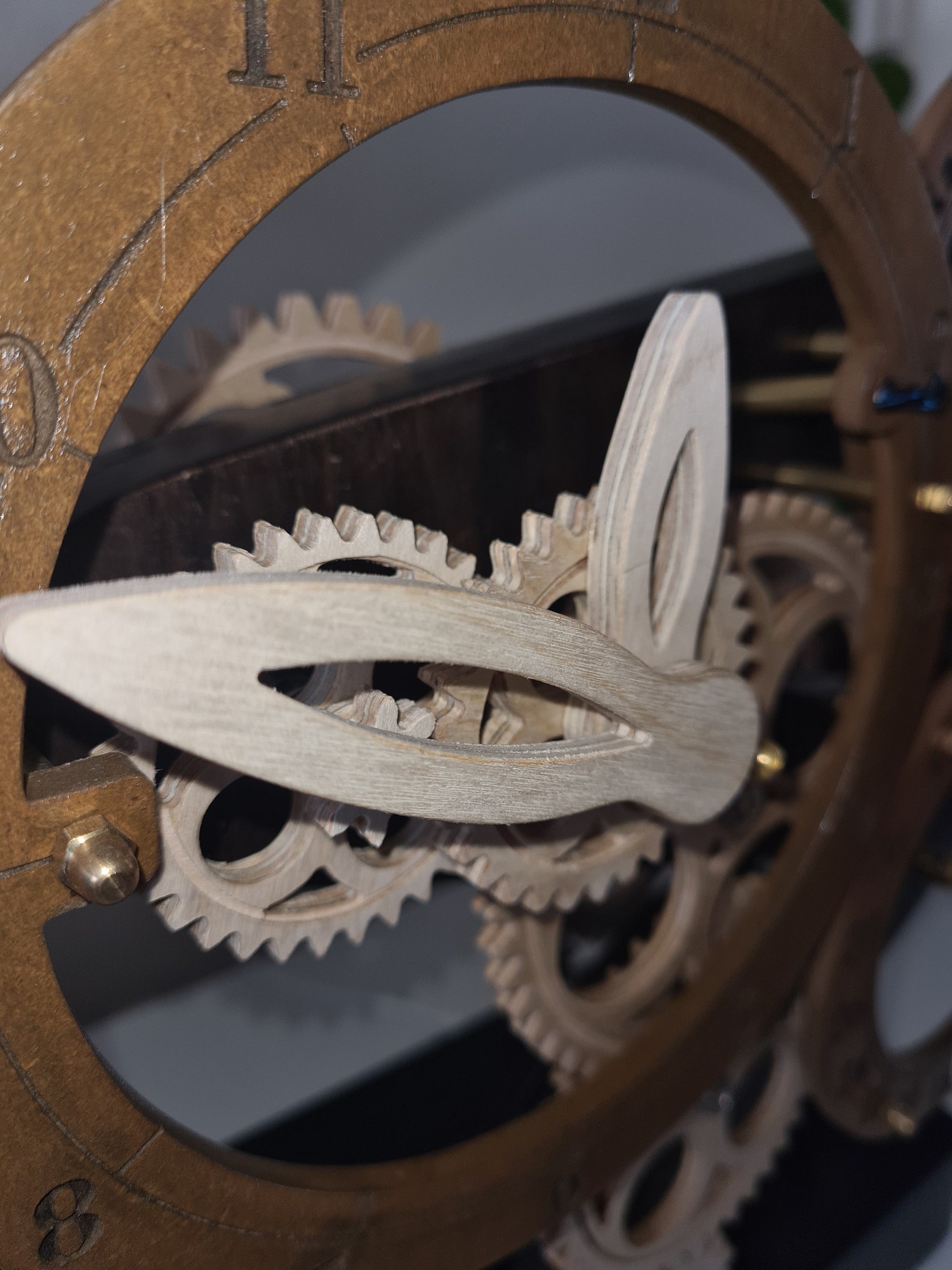 The Elemental Electro-mechanical Barometer Clock - Etsy