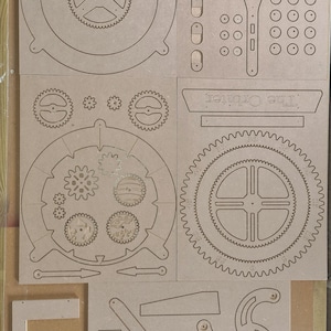 Planetary DIY Electro-mechanical Wooden Clock Kit – Motorized – Unique ...