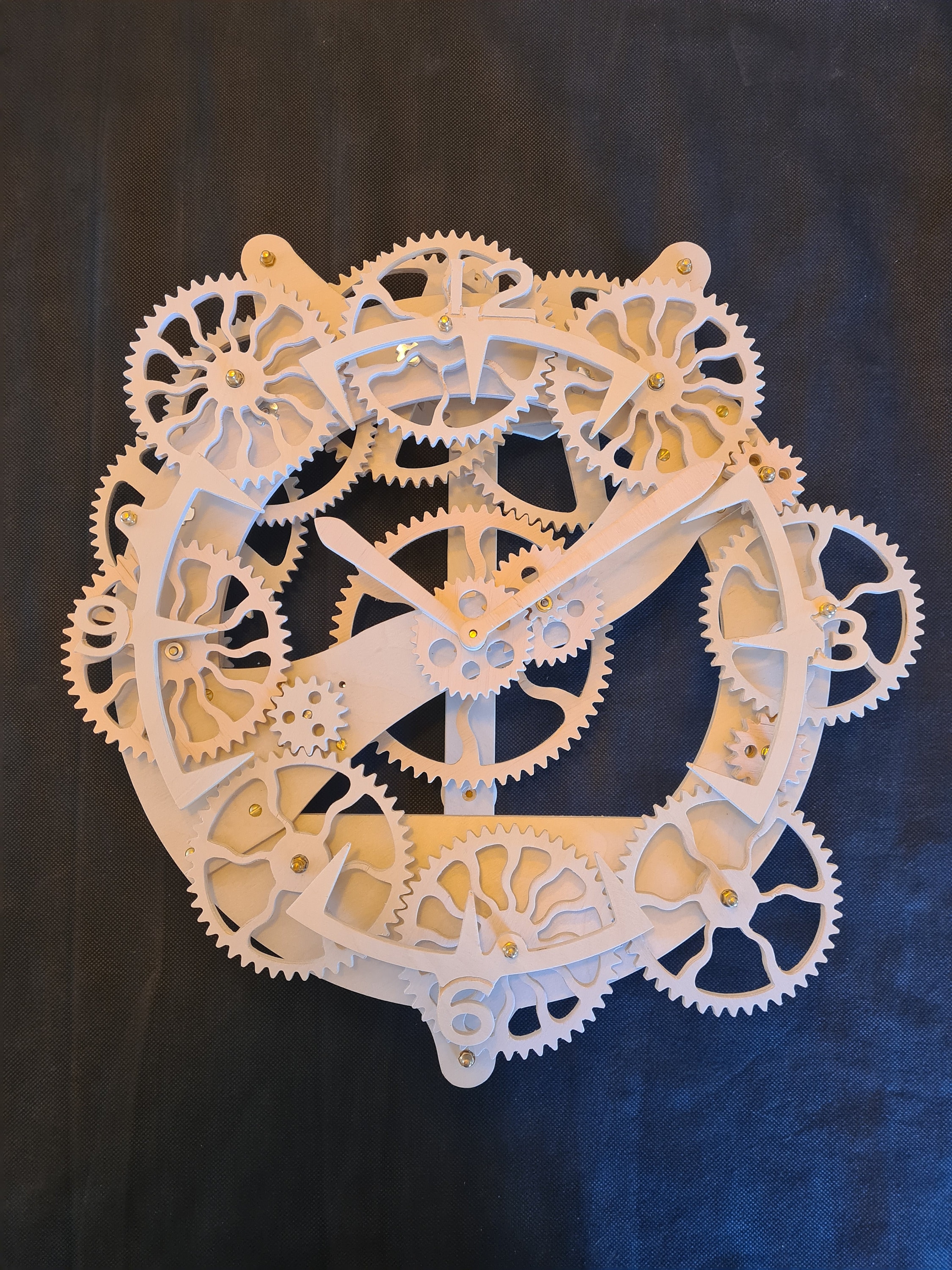 Geargazer Electro-mechanical DIY Wooden Geared Clock Craft Kit - Build ...