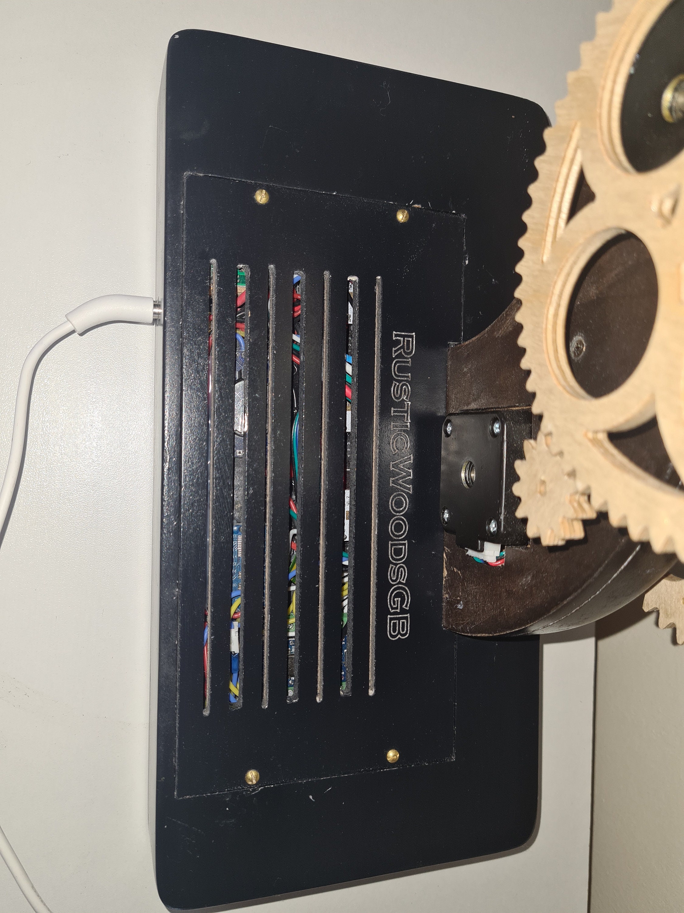 The Elemental Electro-mechanical Barometer Clock - Etsy