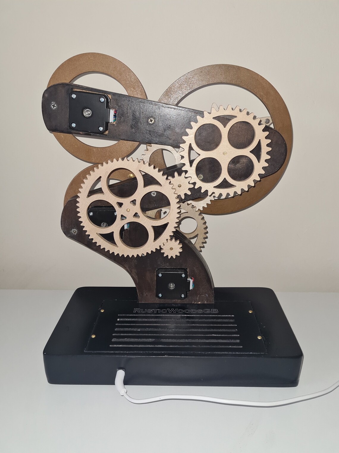 The Elemental Electro-mechanical Barometer Clock - Etsy