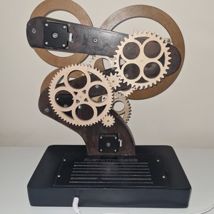 The Elemental Electro-mechanical Barometer Clock - Etsy