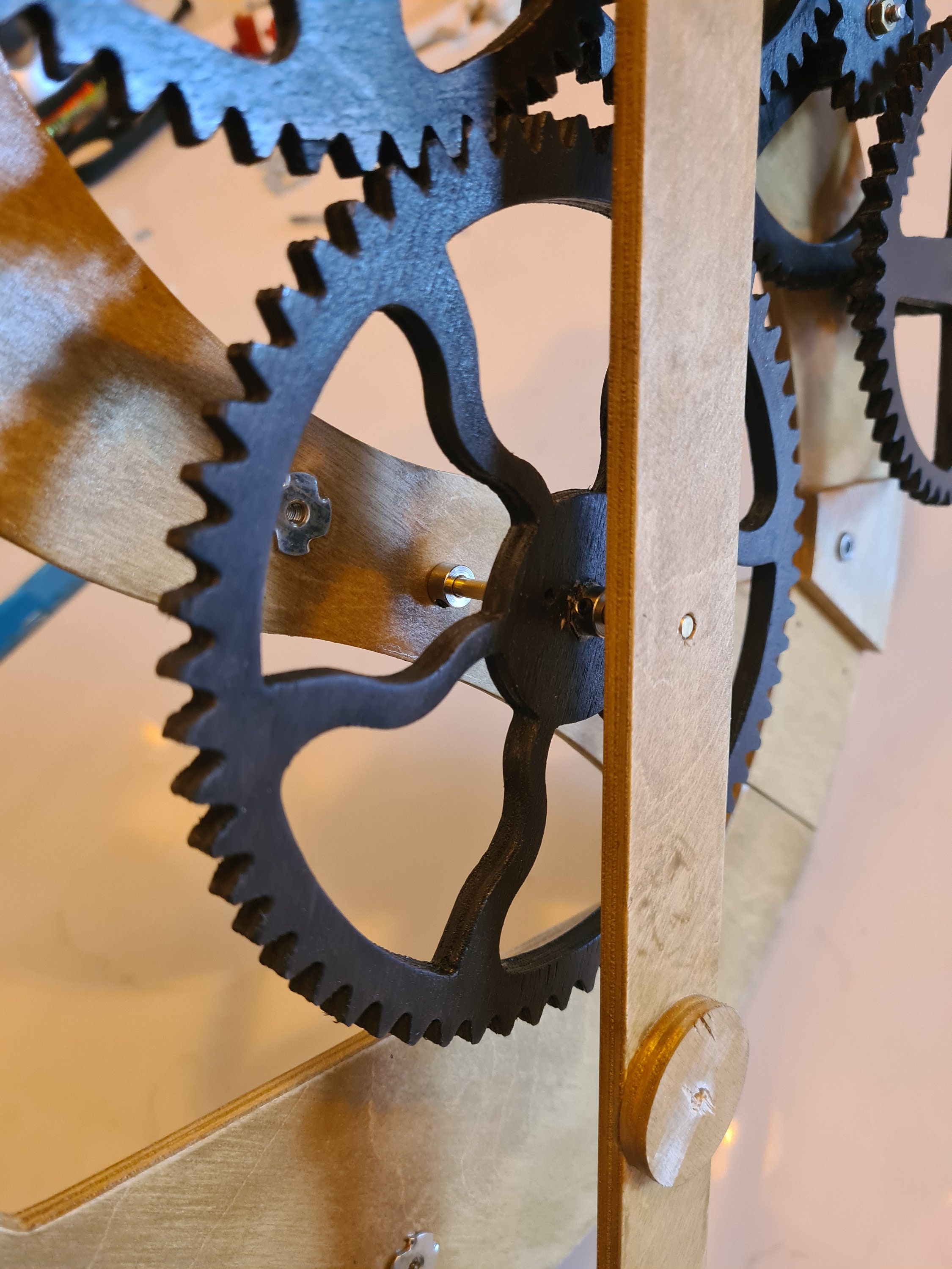 Geargazer Electro-mechanical DIY Wooden Geared Clock Craft Kit - Build ...