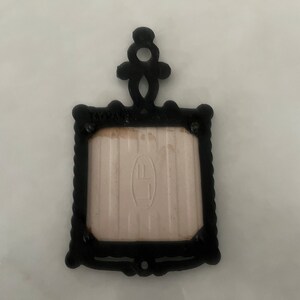 Vintage Cast Iron Trivet With Fall Scene - Etsy