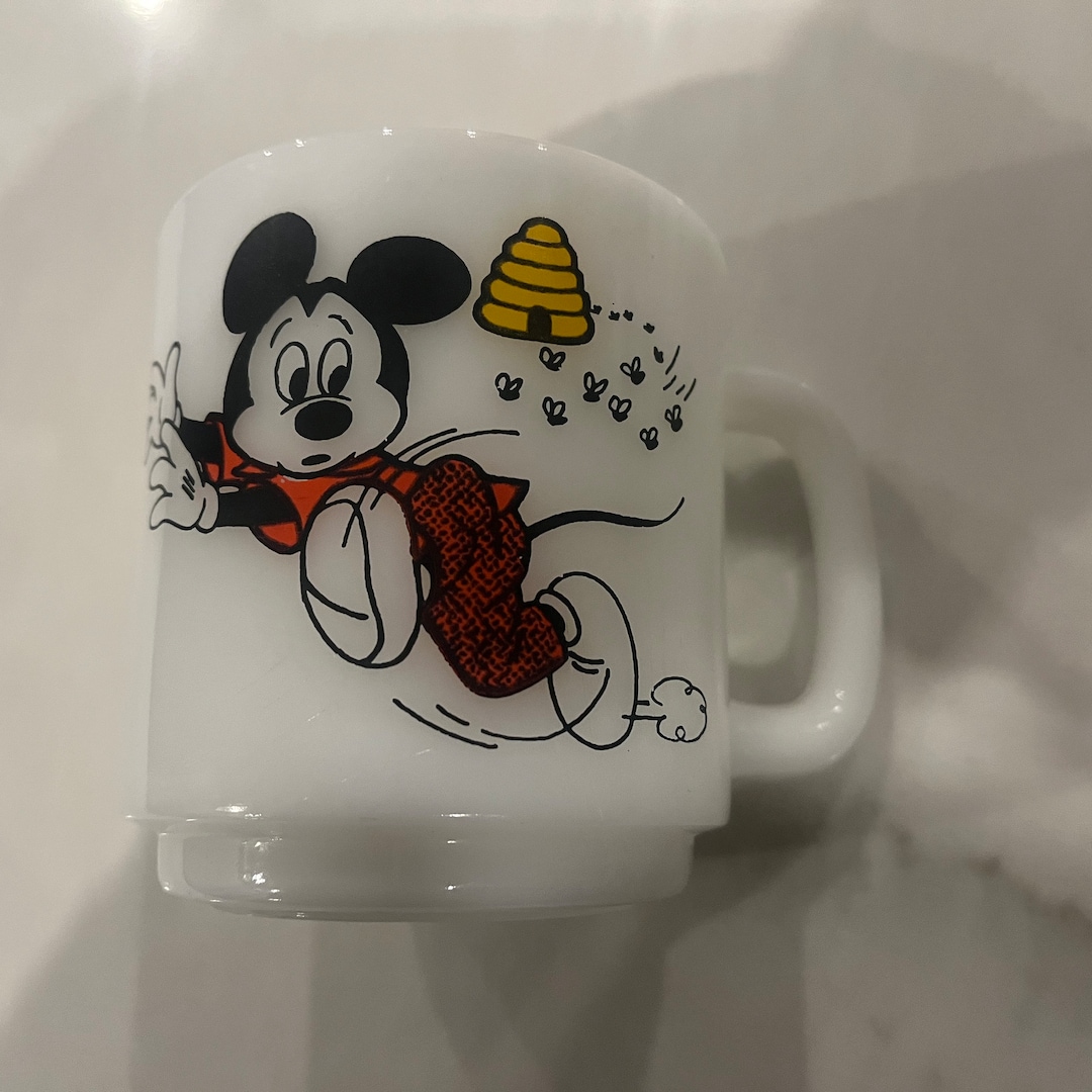 Mickey Mouse and Bees Cup - Etsy