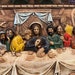 Vintage Colorful Last Supper Ceramic Plaque Wall Hanging - Etsy