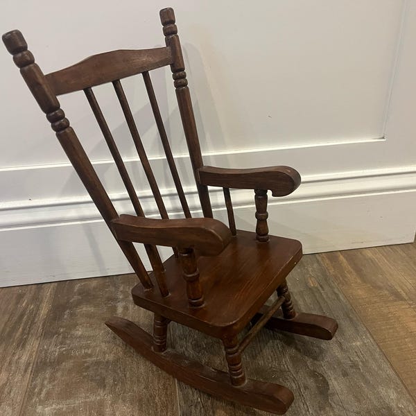 Doll Rocking Chair - Etsy