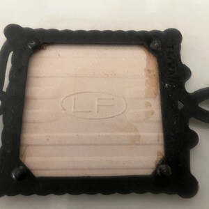 Vintage Cast Iron Trivet With Fall Scene - Etsy