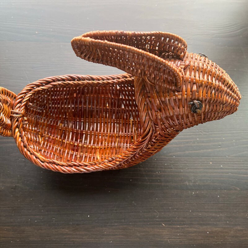 Wicker Bunny Rabbit - Etsy