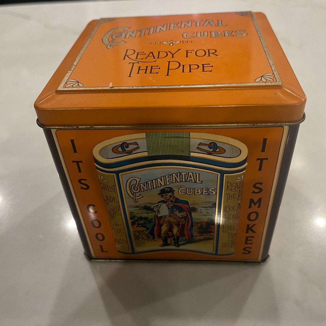 Vintage Continental Cubes Pipe Tobacco Tin - Etsy
