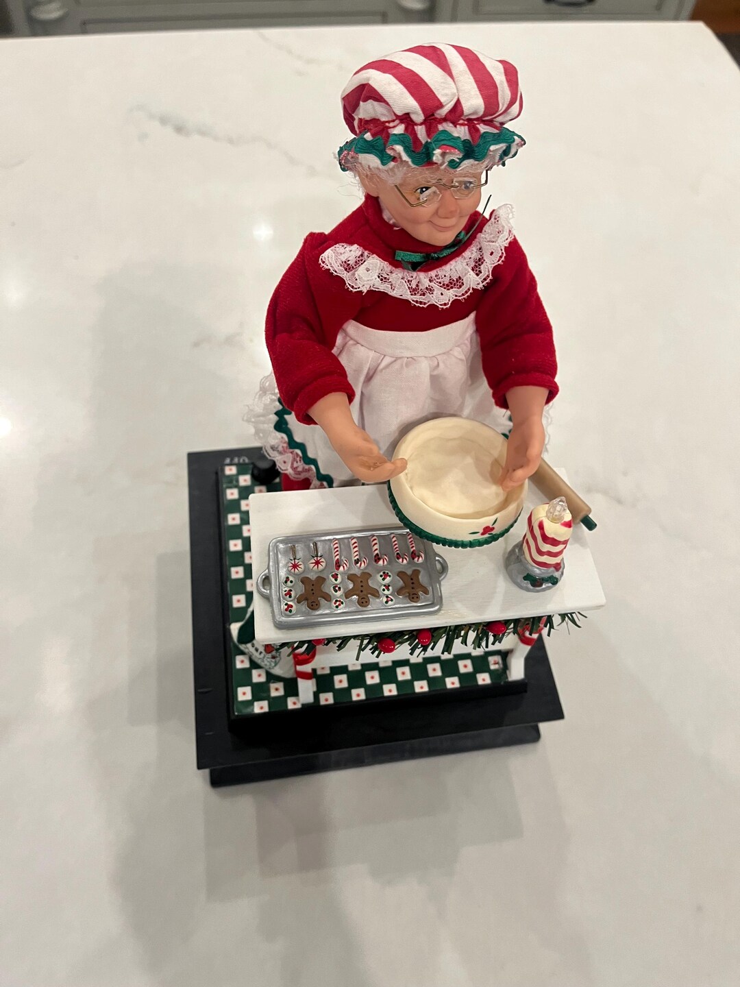1993 Holiday Creations Mrs Claus the Baker Musical Figurine - Etsy