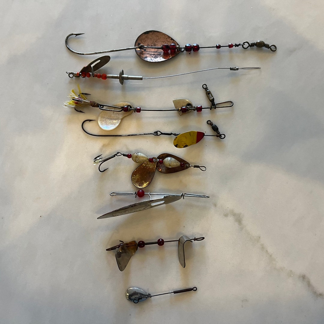 Collection of 8 Vintage Spinners and in Line Trolling Lures - Etsy