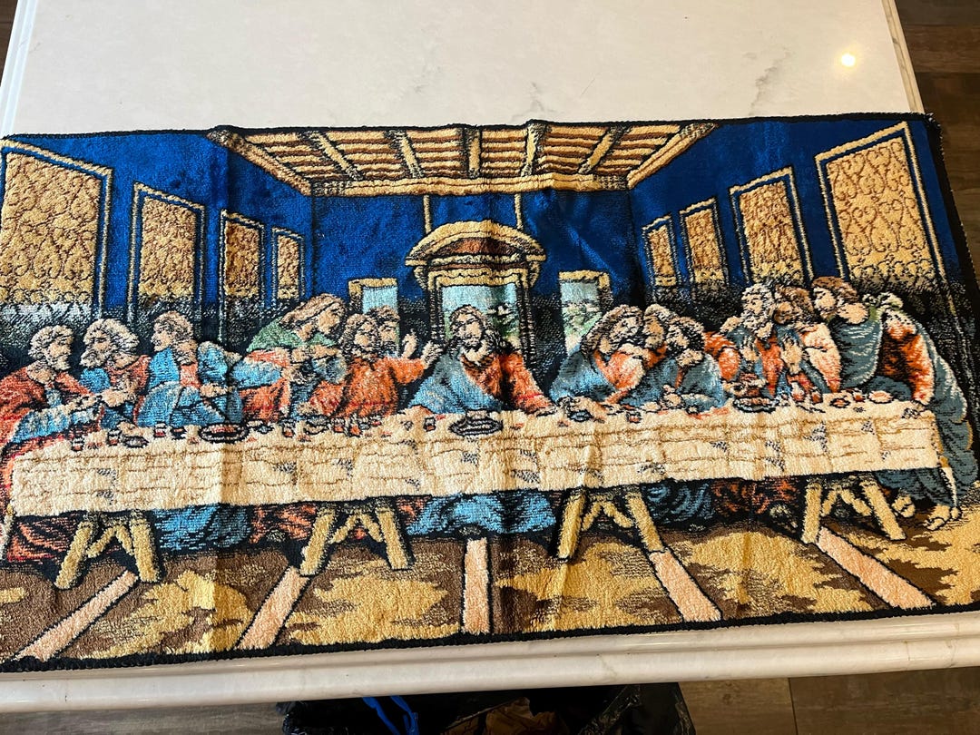 Italian Made Last Supper Tapestry - Etsy