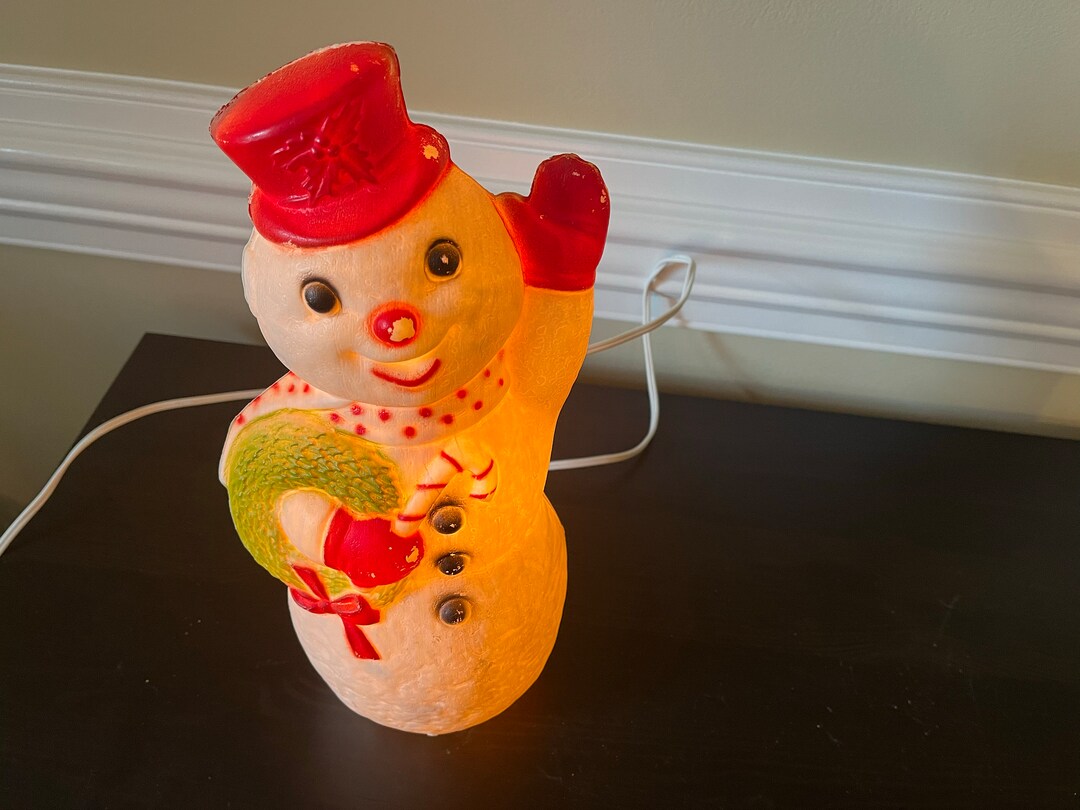 Vintage Dapol Snowman Glow Mold - Etsy
