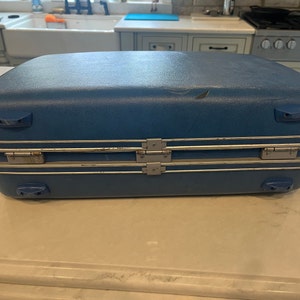 Vintage Samsonite Silhouette Blue Hard Case - Etsy